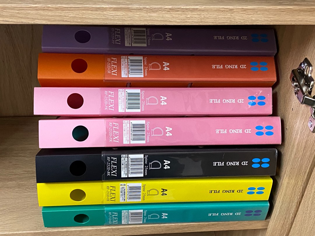 A4 2D Ring File (Spine 25mm), Hobbies & Toys, Stationery & Craft ...