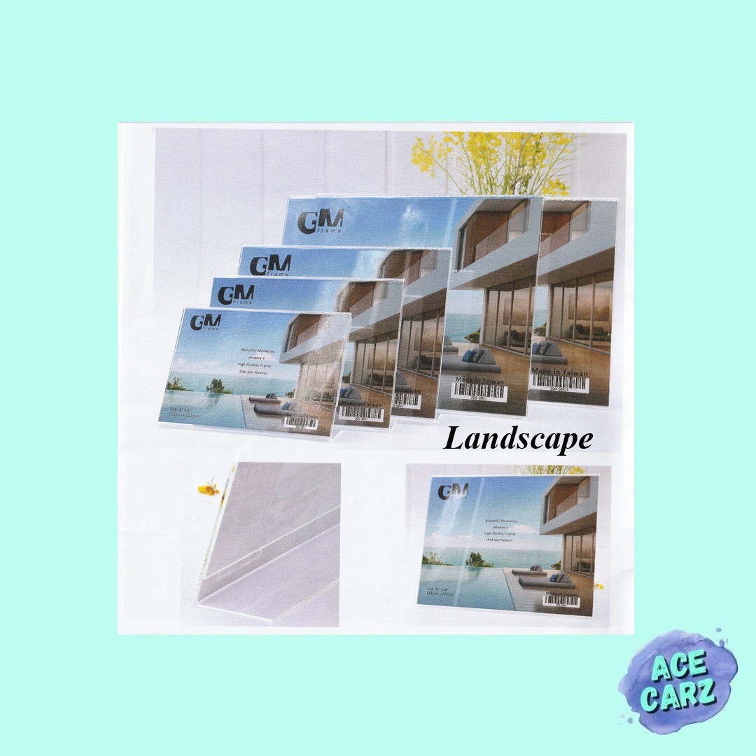 Acrylic "L" Shape Frame, Furniture & Home Living, Home Decor ...