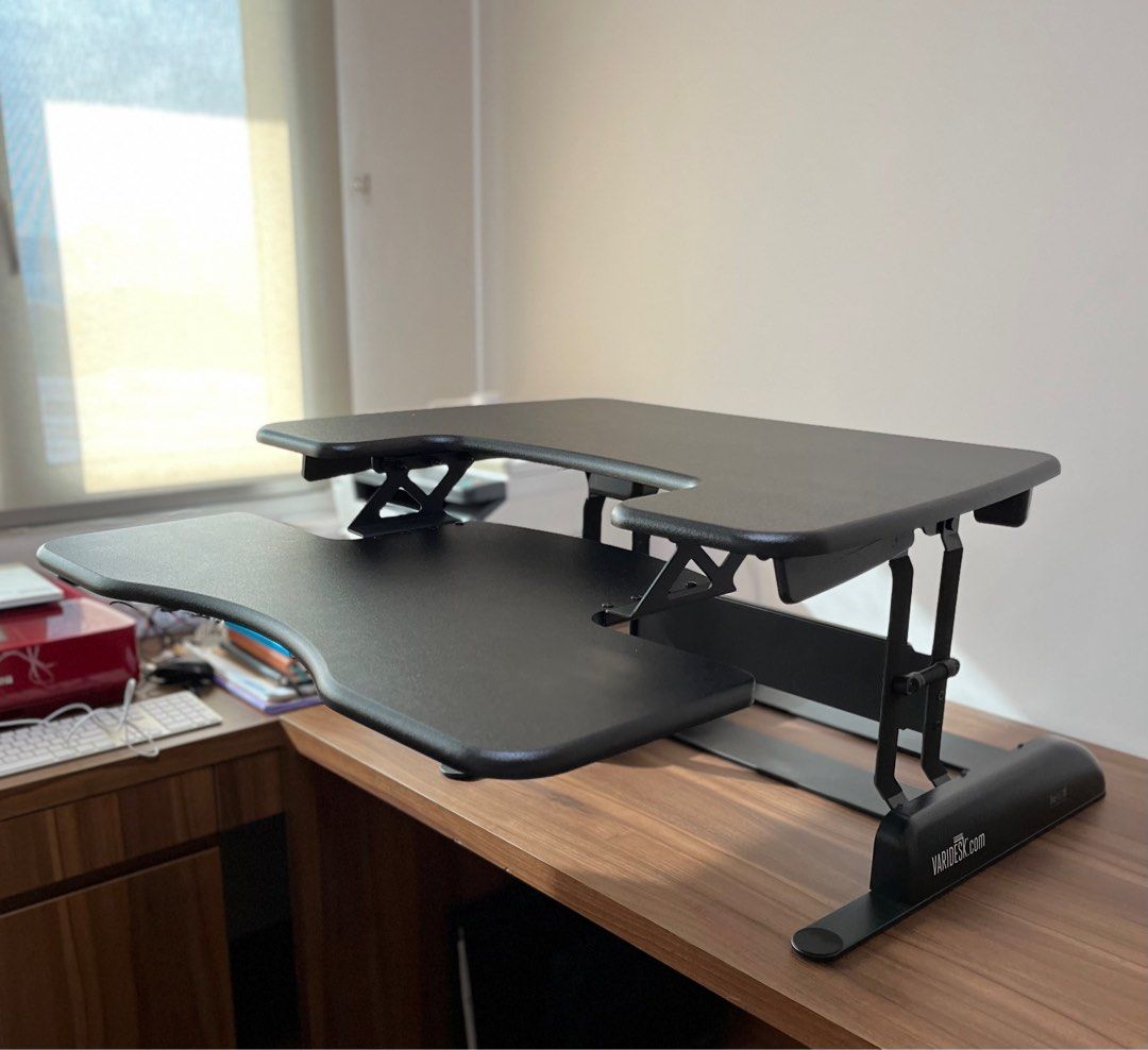 Adjustable Varidesk Pro Plus 30 Stand, Furniture & Home Living ...