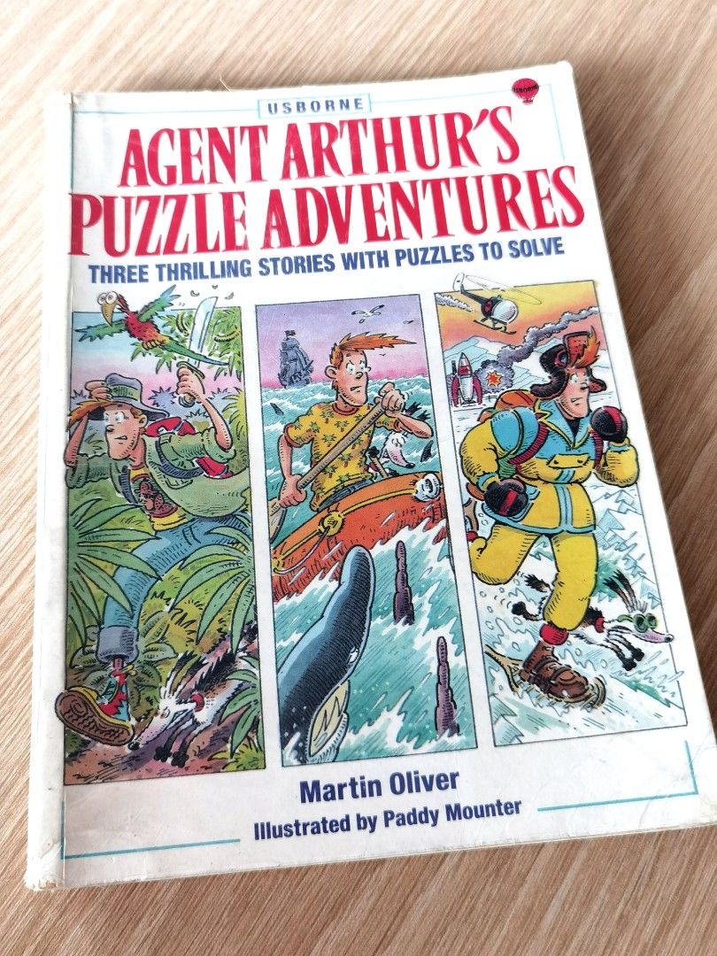 Agent Arthur's Puzzle Adventures Three Thrilling Stories With Puzzles ...