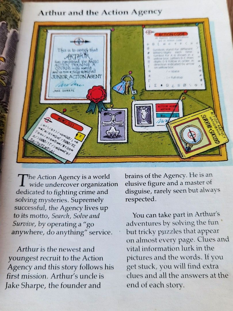 Agent Arthur's Puzzle Adventures Three Thrilling Stories With Puzzles ...