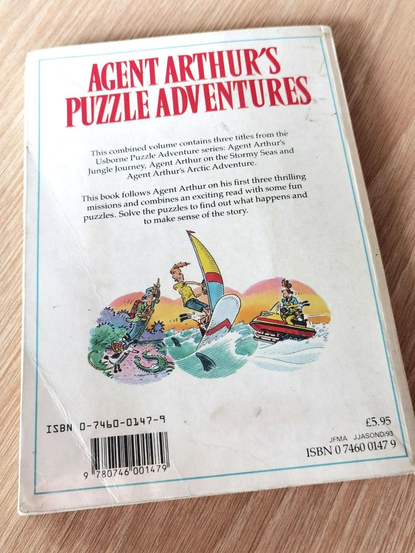 Agent Arthur's Puzzle Adventures Three Thrilling Stories With Puzzles ...