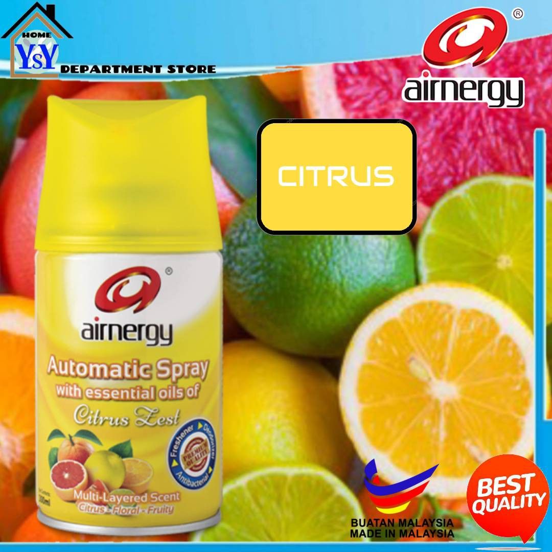 AIRNERGY-AUTOMATIC AIR FRESHENER REFILL SPRAY, Furniture & Home Living ...