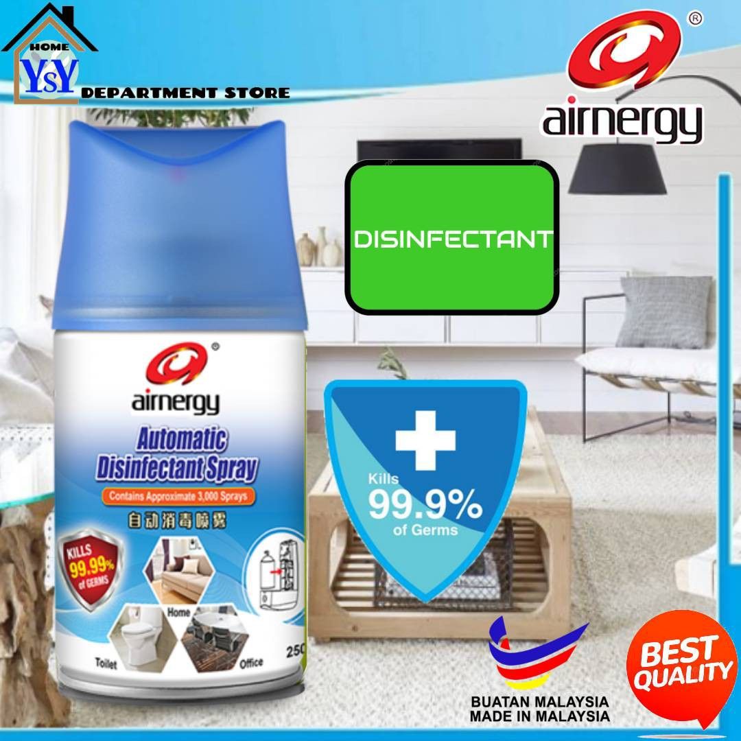 AIRNERGY-AUTOMATIC AIR FRESHENER REFILL SPRAY, Furniture & Home Living ...