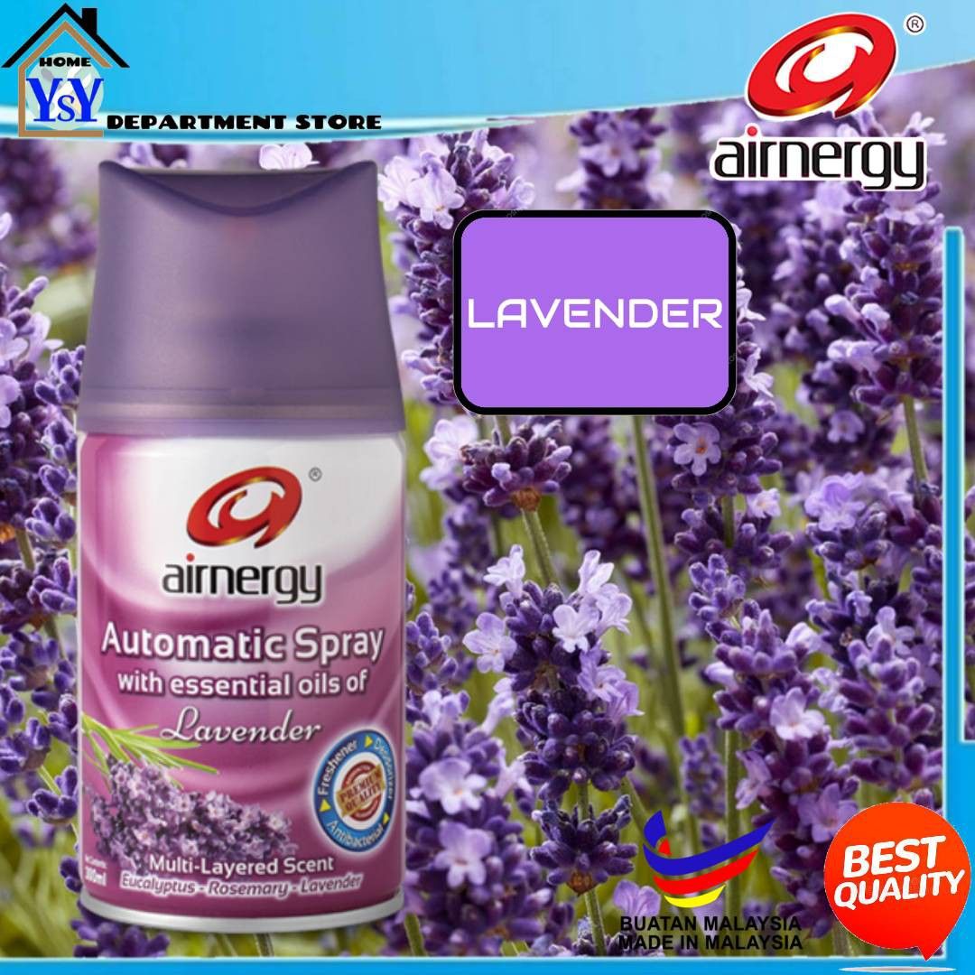 AIRNERGY-AUTOMATIC AIR FRESHENER REFILL SPRAY, Furniture & Home Living ...