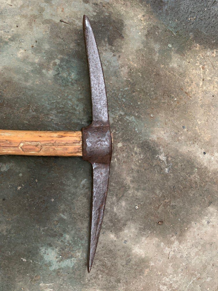 Antique pickaxe ⛏ @ AA ( about 20 x 32 inch ), Hobbies & Toys ...