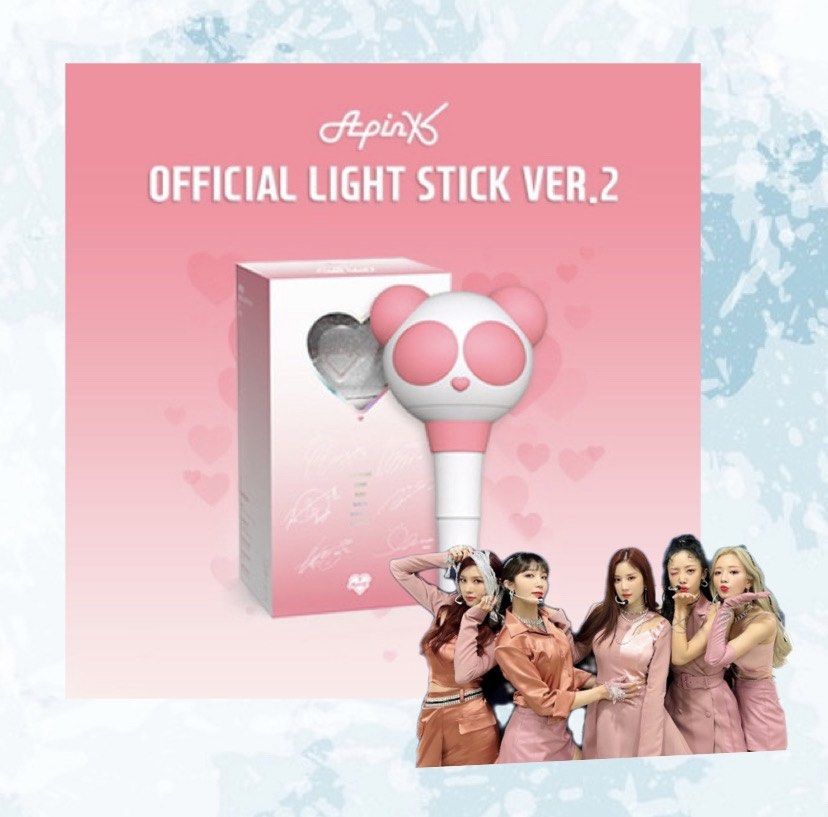 Apink Official Light Stick Ver.2 手燈, 興趣及遊戲, 收藏品及紀念品, 韓流 - Carousell