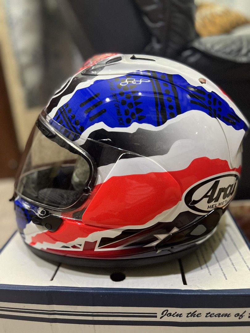 Arai helmet RX 7 RR5 Doohan Fullface Helmet on Carousell