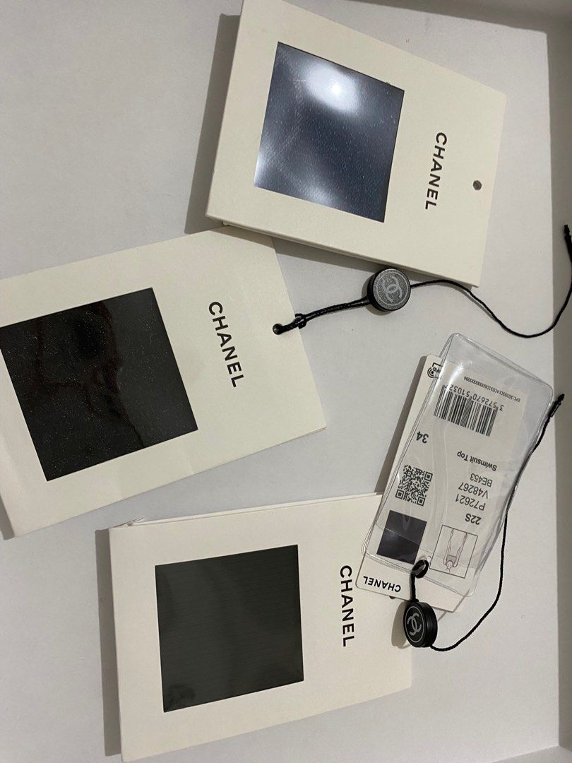 AUTHENTIC CHANEL HANGTAG APPAREL WITH YARN, Luxury, Apparel on Carousell