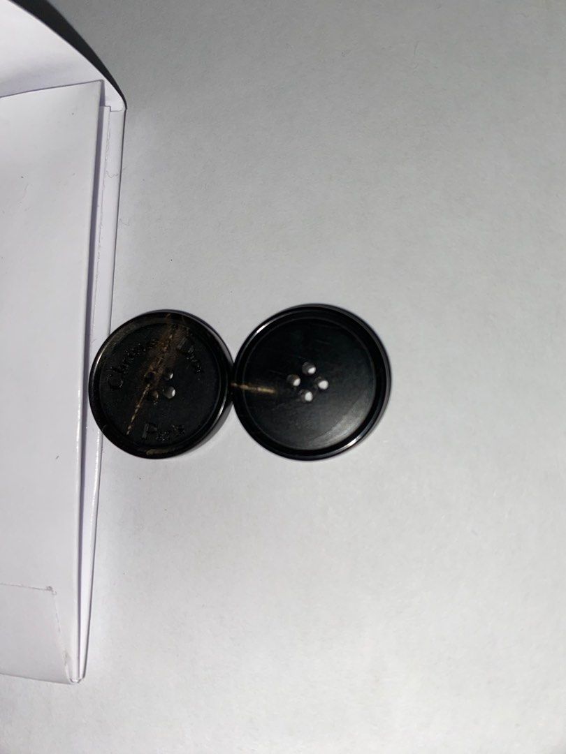 AUTHENTIC CHRISTIAN DIOR BUTTONS, Luxury, Apparel on Carousell