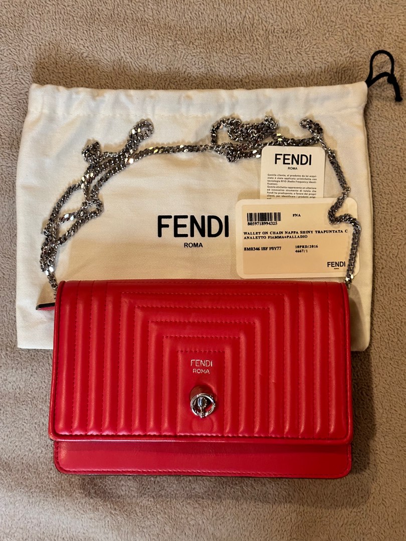 Authentic Fendi dot com WOC, Luxury, Bags & Wallets on Carousell