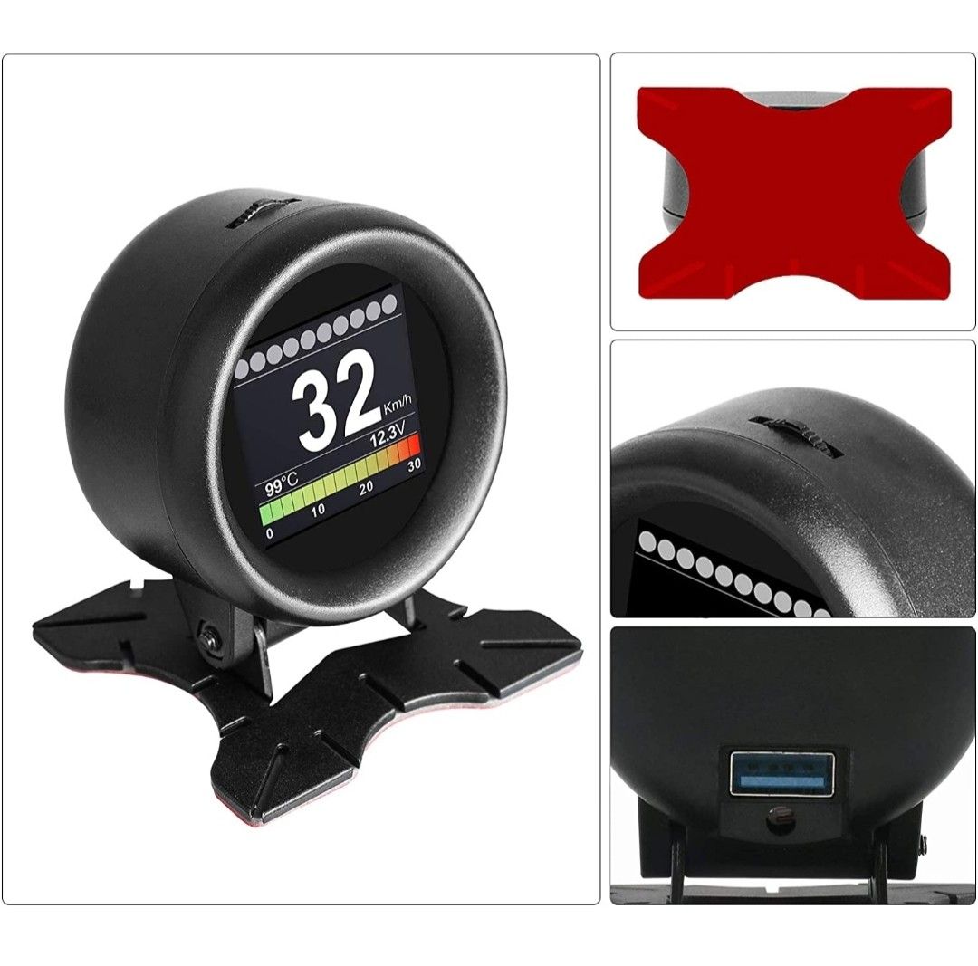 AUTOOL X60 Car OBD GPS HUD Multi-Function Digital Meter Alarm Speed ...