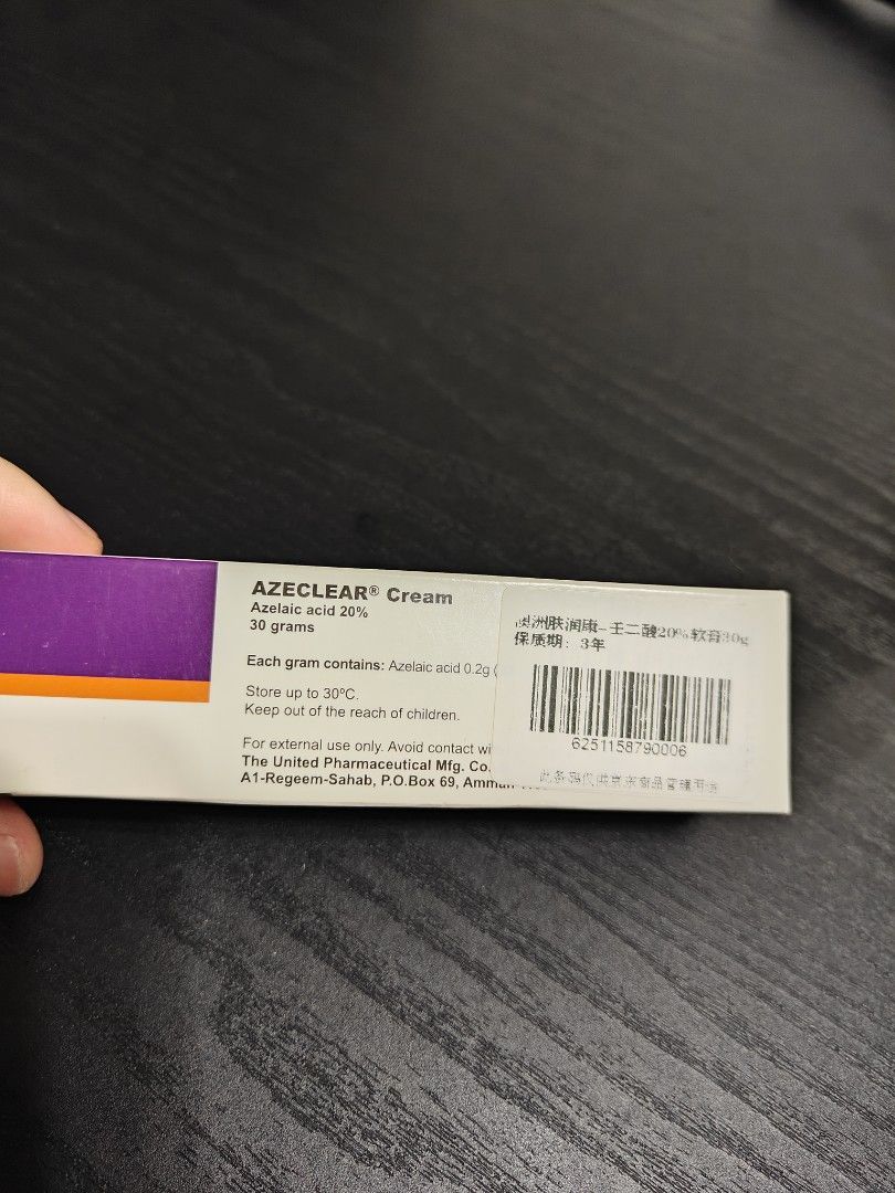 Azeclear Cream ( Azelaic Acid 20%), Beauty & Personal Care, Face, Face ...