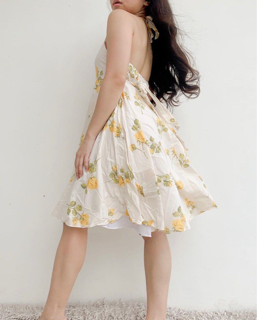Backless summer dress, Women's Fashion, Dresses & Sets, Dresses on ...