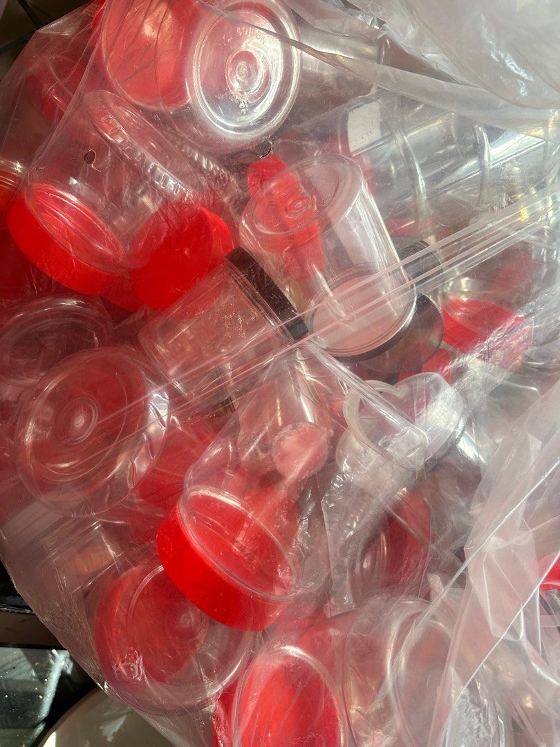 Balang Plastik Balang Biskut Bekas Kerepek Furniture And Home Living Kitchenware And Tableware