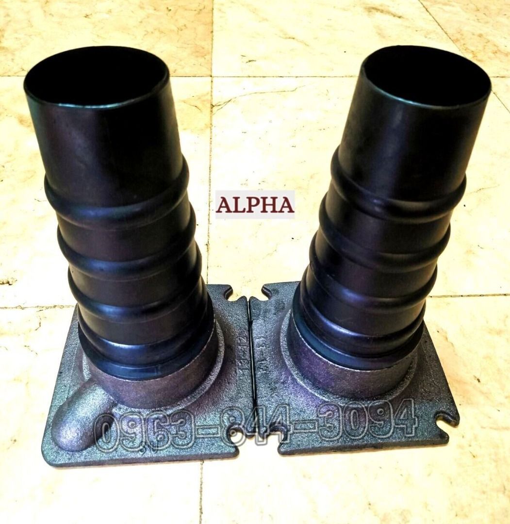 BEARING PLATE WITH PLASTIC SLEEVE TRUMPET FOR GIRDER/BRIDGE PRESTRESSED ...