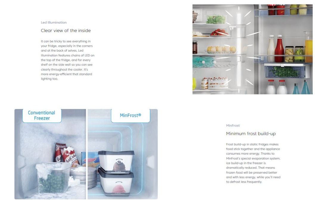 Beko Table Top Fridge 114L TSE1283, TV & Home Appliances, Kitchen ...