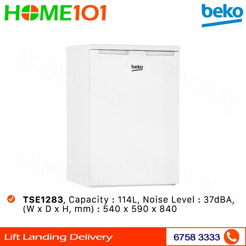 Beko Table Top Fridge 114L TSE1283, TV & Home Appliances, Kitchen ...