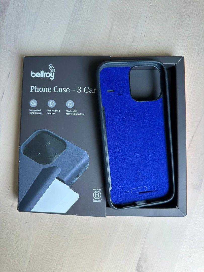 Bellroy case 3 card in Basalt - iPhone 13 Pro Max, Mobile Phones ...