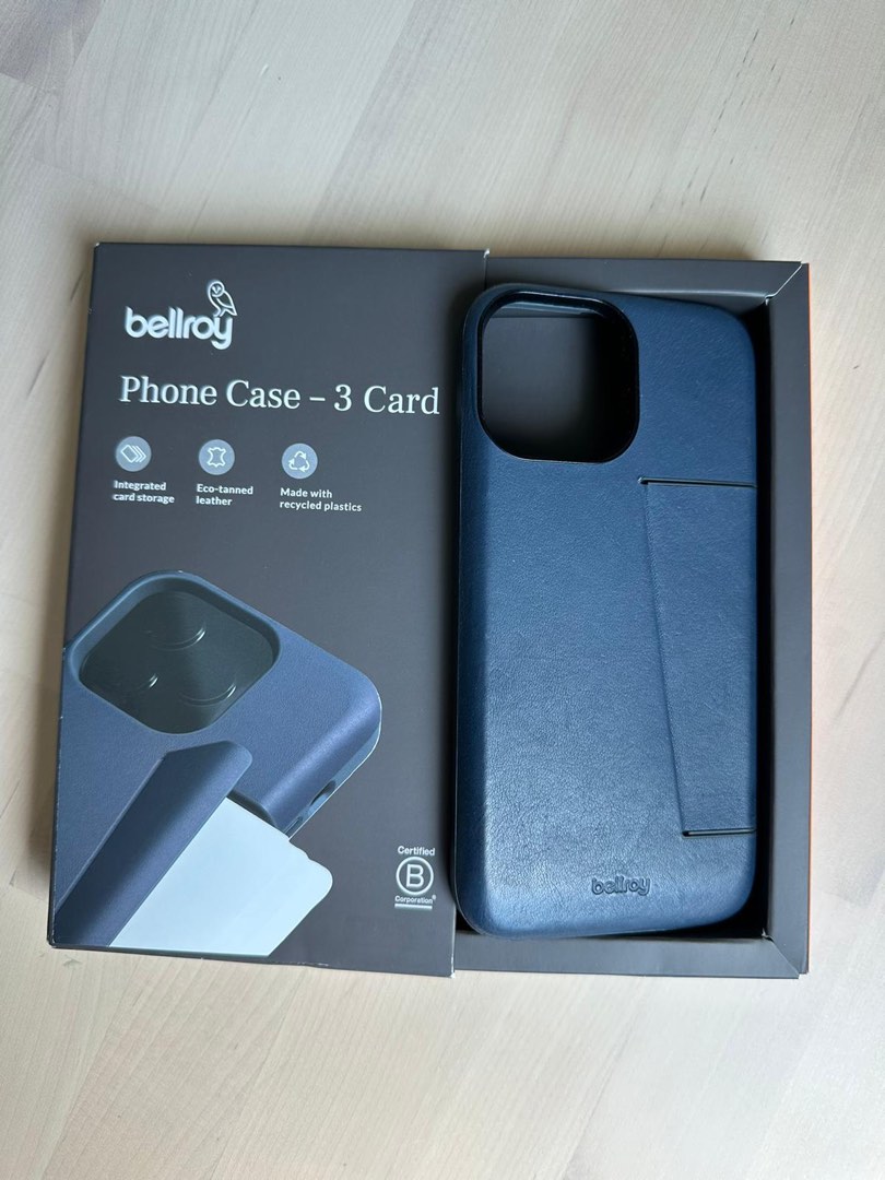 Bellroy case 3 card in Basalt - iPhone 13 Pro Max, Mobile Phones ...