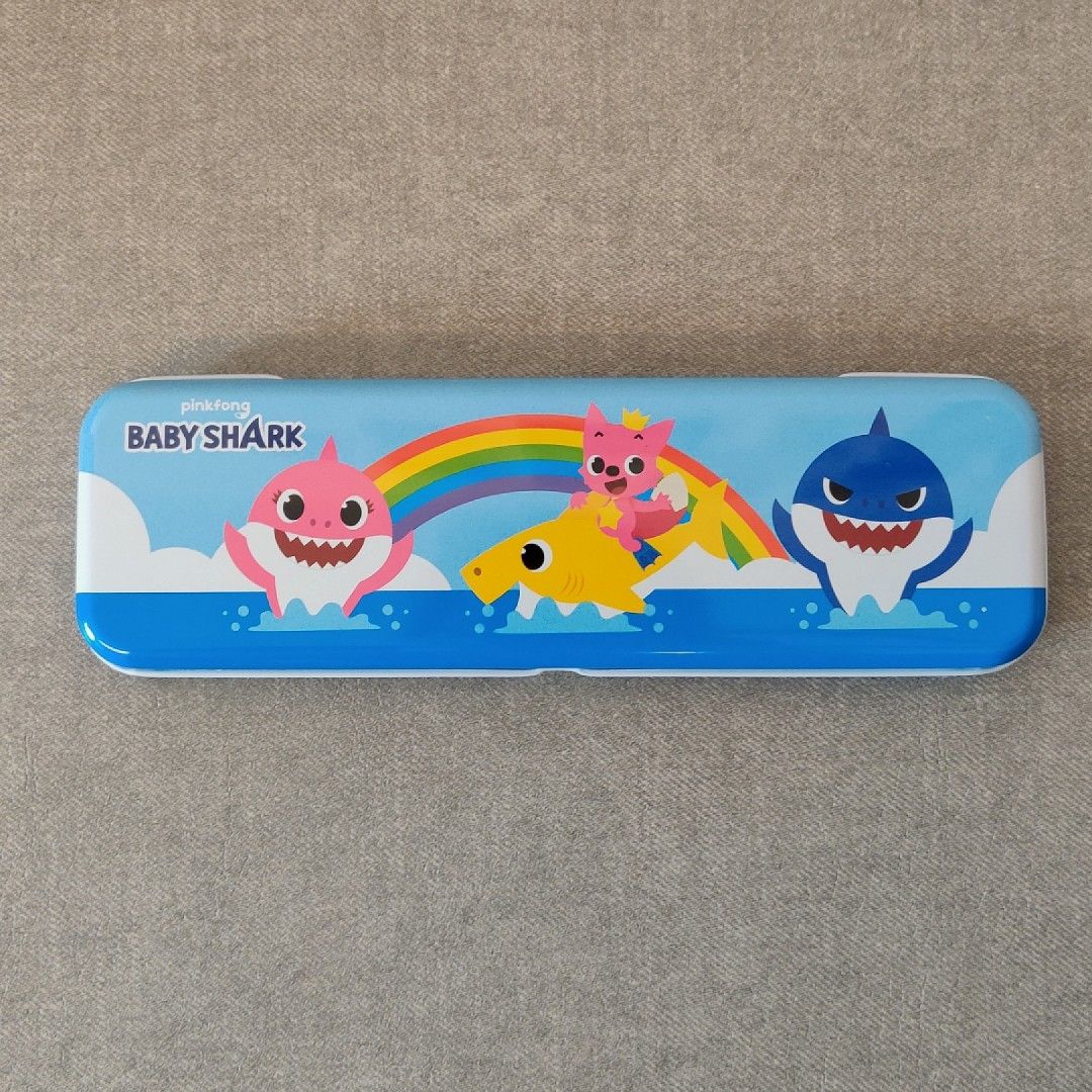 (BN) Baby Shark Pencil Case/Stationeries Box, Hobbies & Toys ...