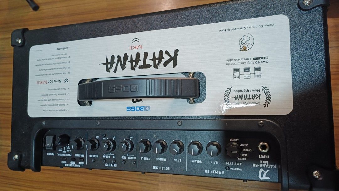 Boss Katana 50 MK2, Hobbies & Toys, Music & Media, Musical Instruments ...