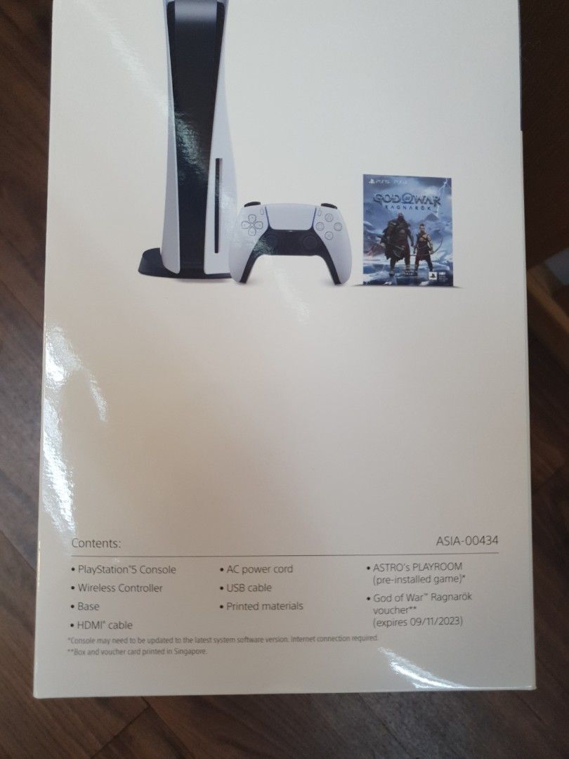 (Brand New) PS5 Disc Drive Console + God of War Ragnarok (Digital Code ...