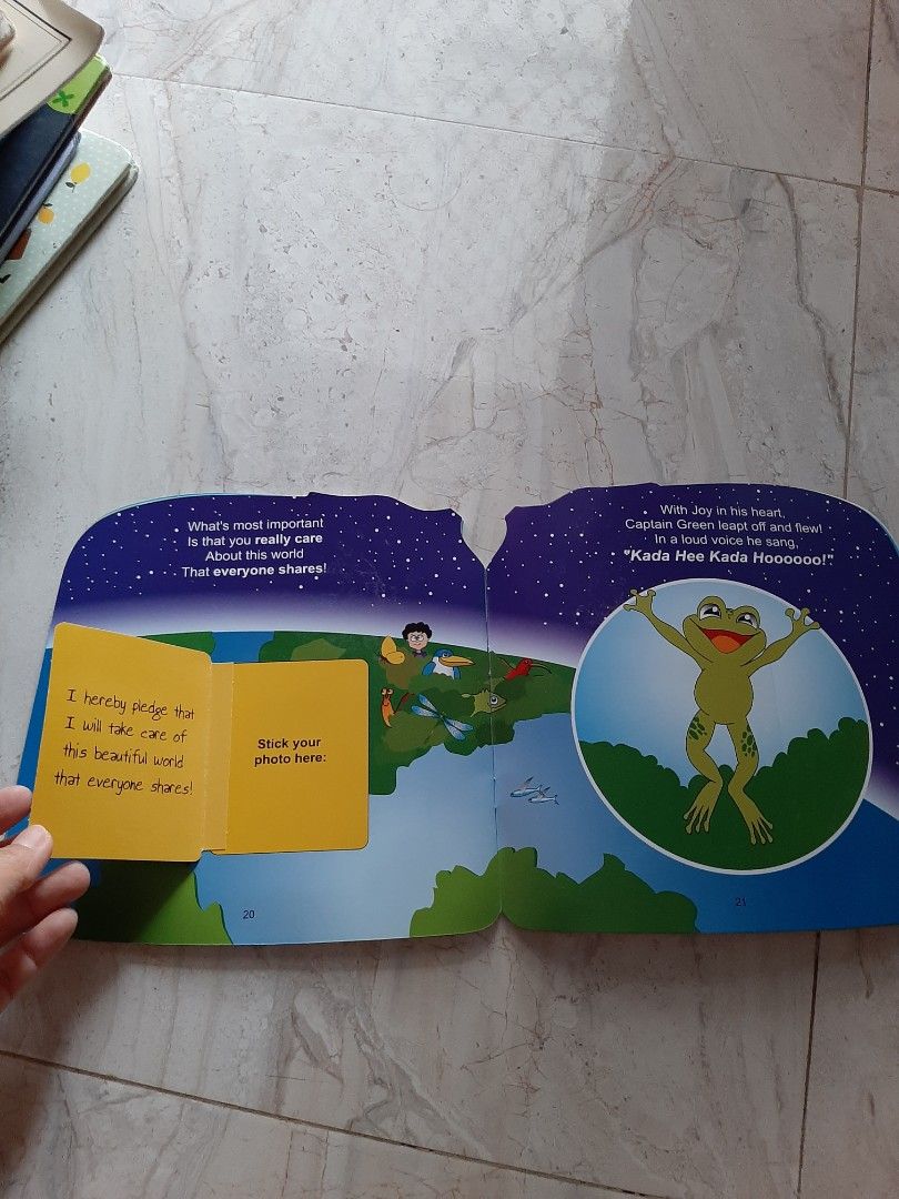 Buku captain green and the hungry bin, Buku & Alat Tulis, Buku Anak ...