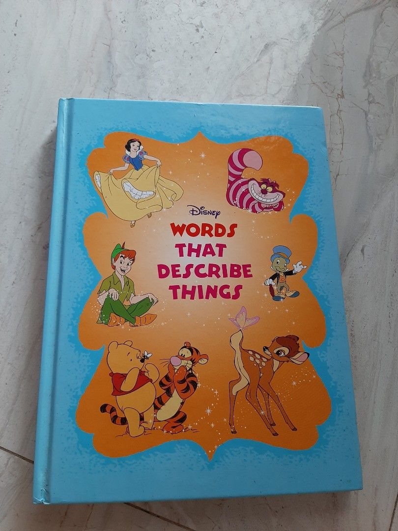 Buku disney words that describe things, Buku & Alat Tulis, Buku Anak ...