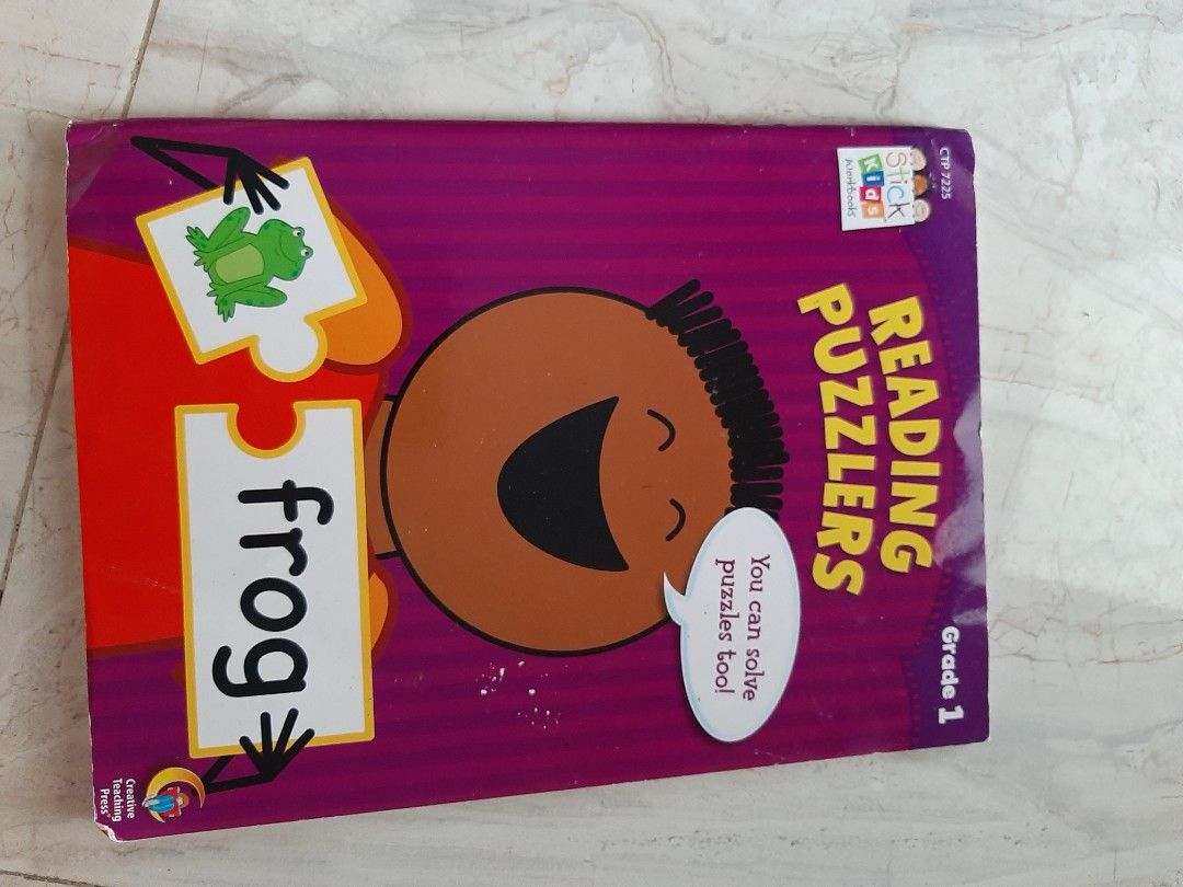 Buku reading puzzles, Buku & Alat Tulis, Buku Anak-Anak di Carousell