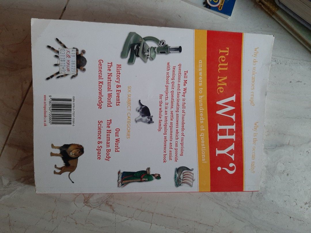 Buku tell me why, Books & Stationery, Children's Books on Carousell