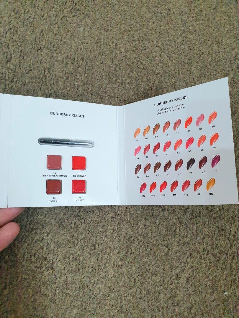 BURBERRY KISSES SAMPLE SET, Beauty & Personal Care, Face, Makeup on ...