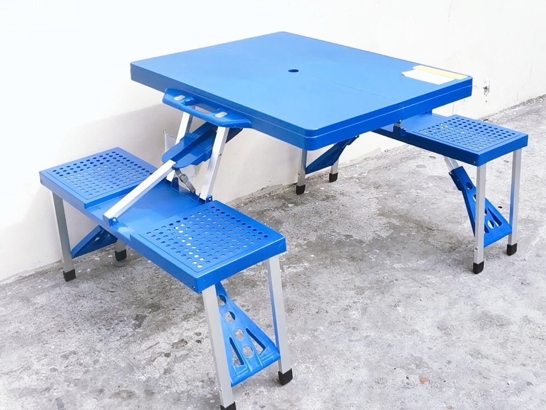 Camping Portable Table Chairs, Furniture & Home Living, Outdoor ...