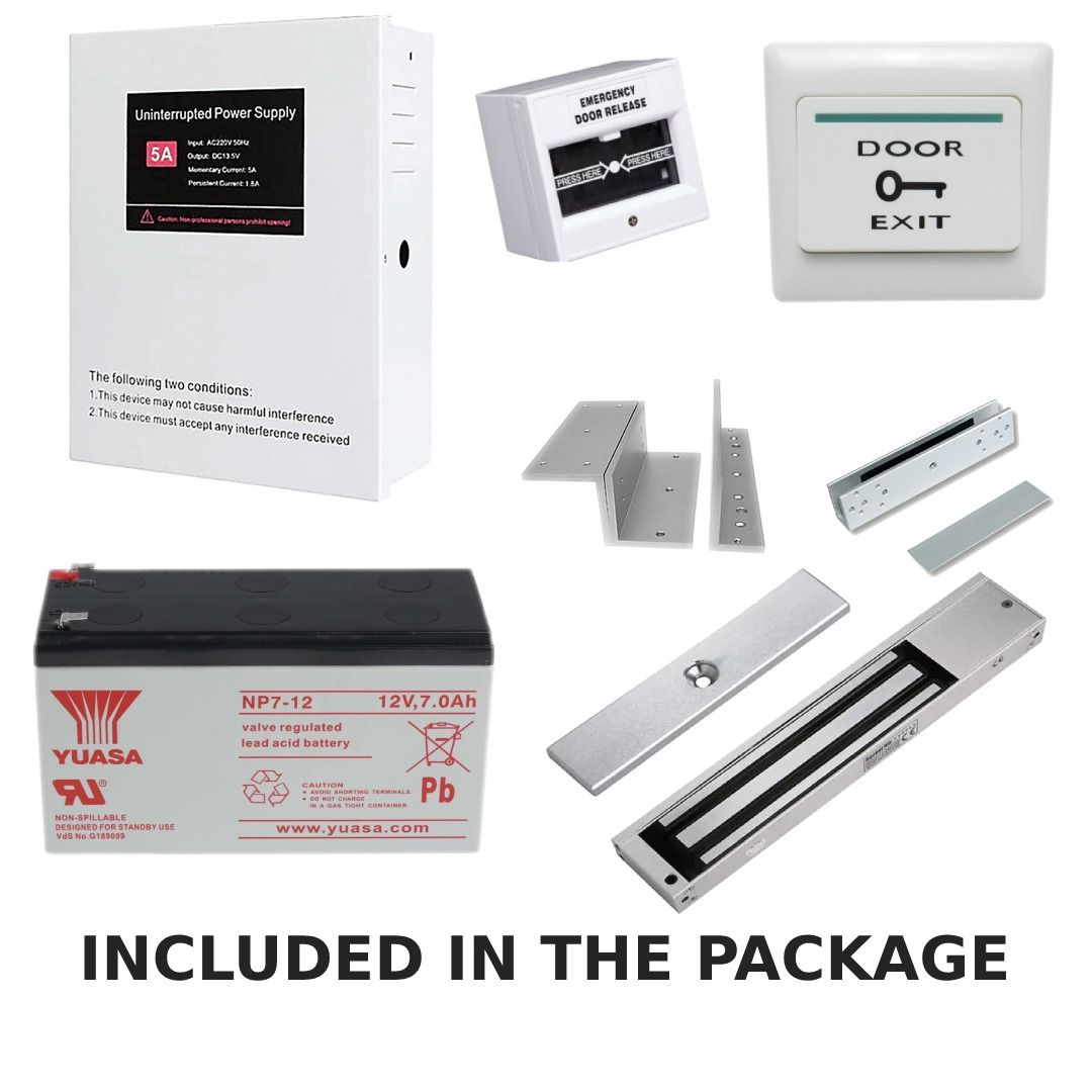 Card Pin Access Control Package - With EM-Lock including Installation ...