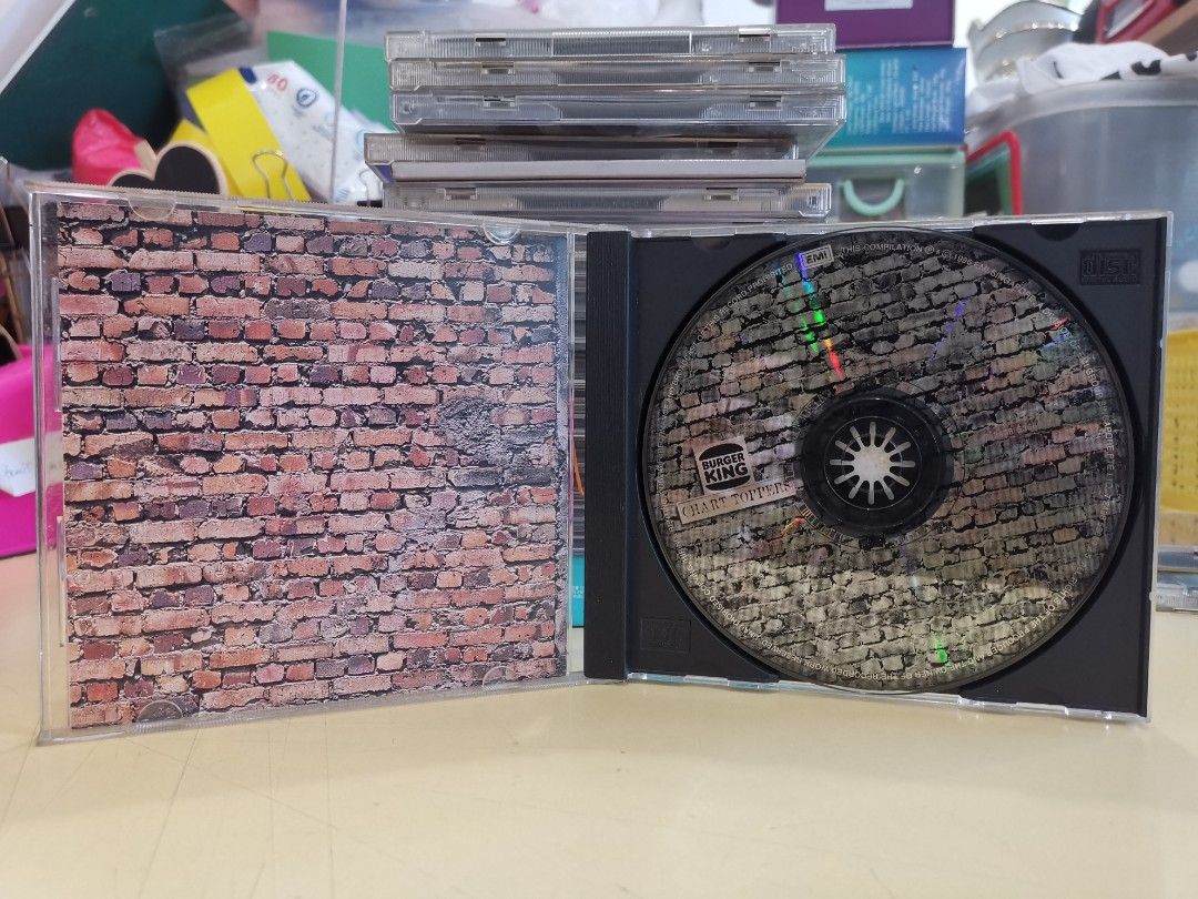 (CD) BURGER KING CHART TOPPERS Compilation Album, Hobbies & Toys, Music ...