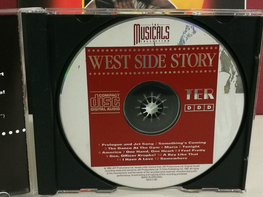 CD West Side Story (Musical collection), Hobbies & Toys, Music & Media ...