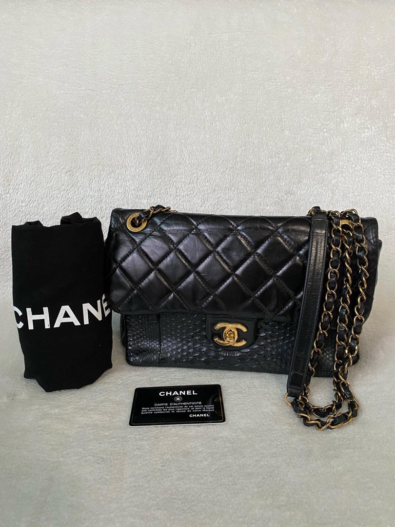 Chanel Urban Mix Flap Bag ( 27 cm), Luxury, Bags & Wallets on Carousell