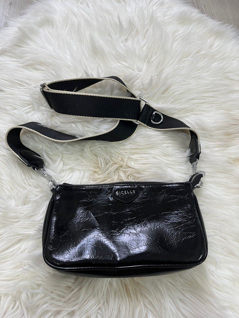 CICELLE bag black, style sling bag, Women's Fashion, Bags & Wallets ...