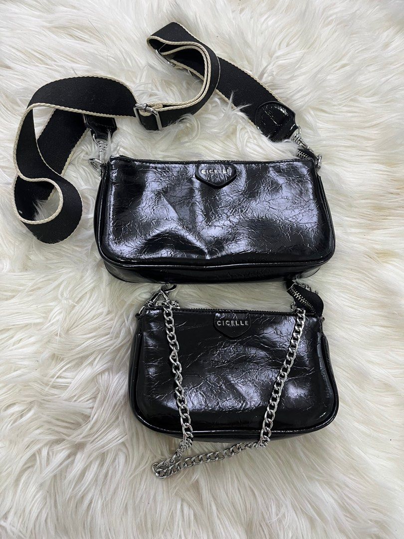 CICELLE bag black, style sling bag, Women's Fashion, Bags & Wallets ...