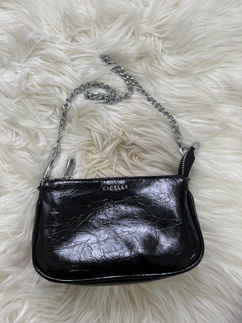 CICELLE bag black, style sling bag, Women's Fashion, Bags & Wallets ...