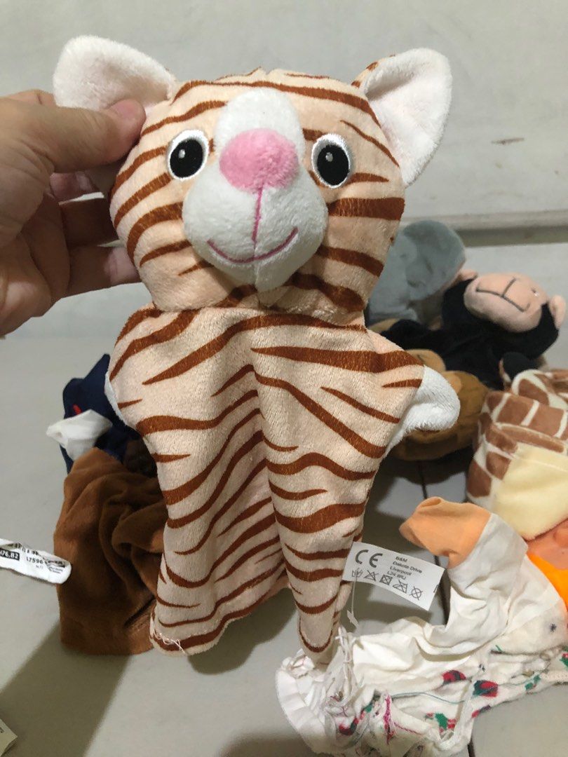 Cloth Hand Puppets 15-Pc Bundle, Hobbies & Toys, Toys & Games on Carousell