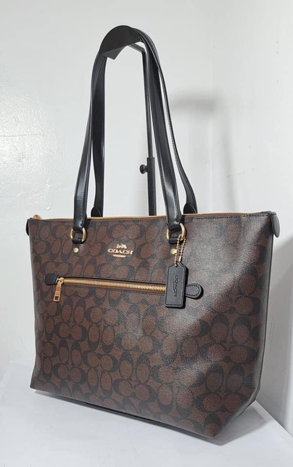 Coach gallery tote mahogany Original, Women's Fashion, Bags & Wallets ...