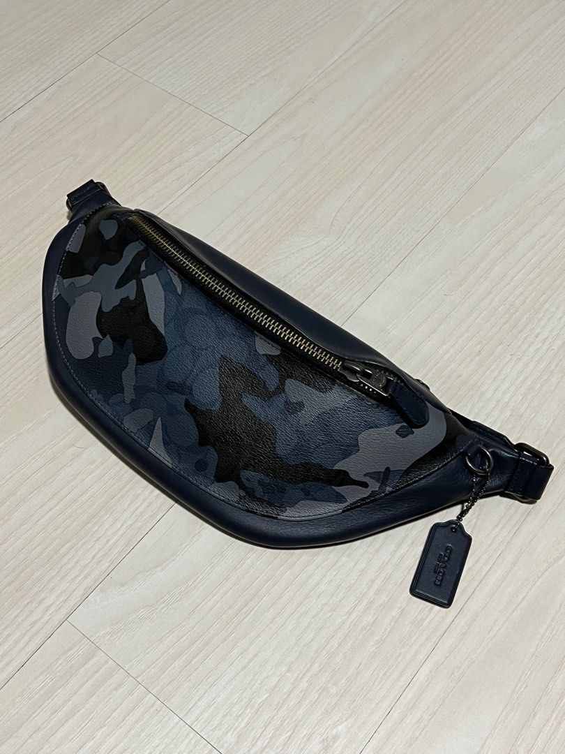 Coach Waist Bag Camo, Men's Fashion, Bags, Sling Bags on Carousell