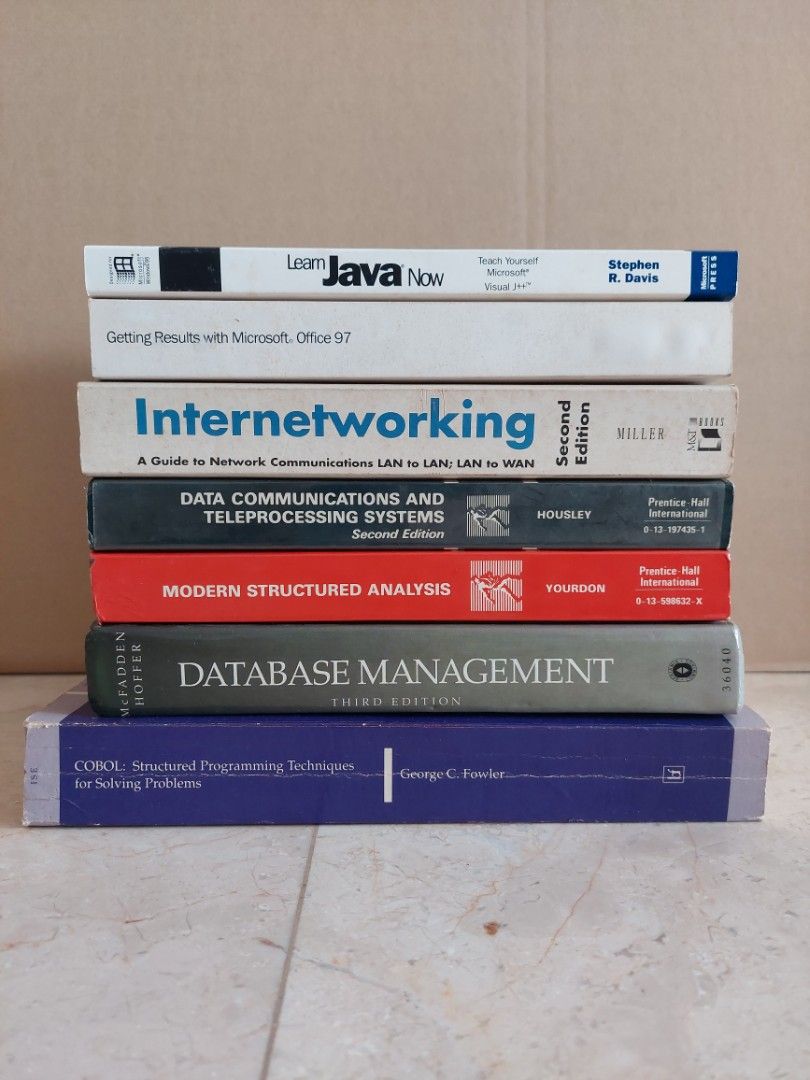 Computer IT textbooks, Hobbies & Toys, Books & Magazines, Textbooks on ...