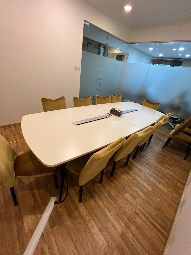 Conference table (3m x 1.2m x 0.75m), Furniture & Home Living ...