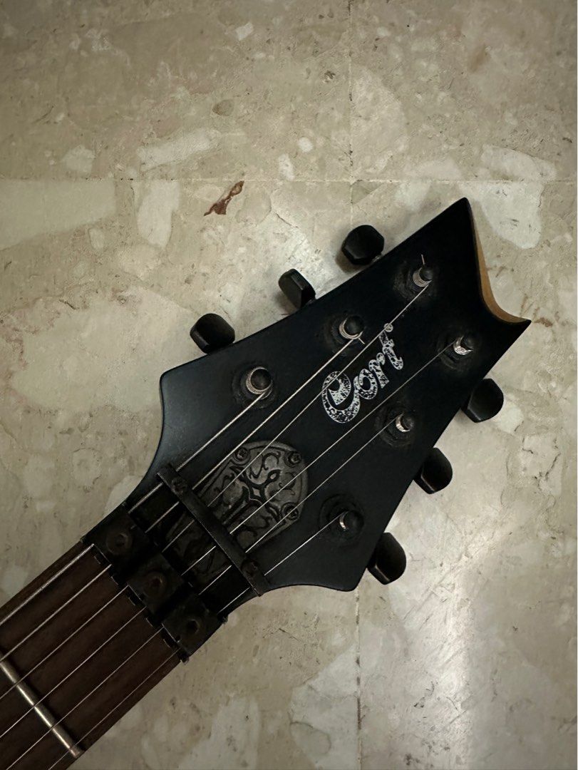 Cort EVL K4 Black Matte electric guitar, Hobbies & Toys, Music & Media ...