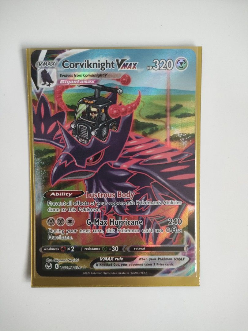 Corviknight vmax TG, Hobbies & Toys, Toys & Games on Carousell