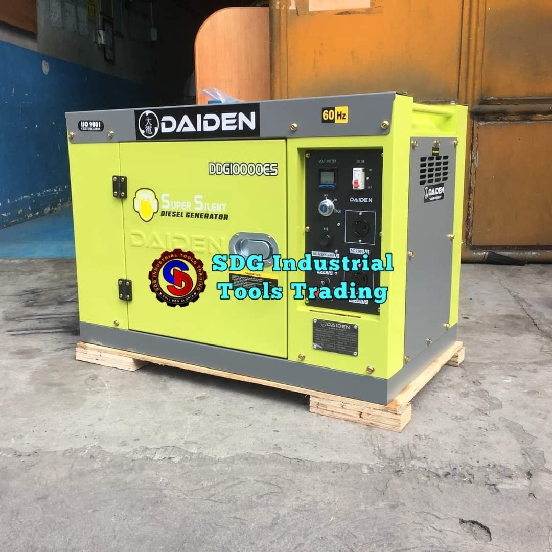DAIDEN Japan DDG10000ES Air-cooled Silent Type Diesel Generator Set ...
