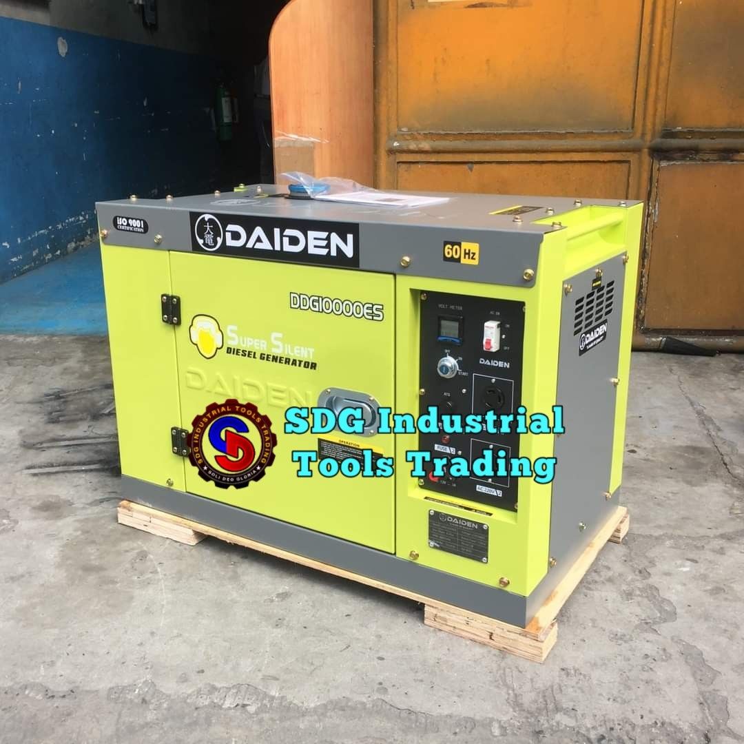 DAIDEN Japan DDG10000ES Air-cooled Silent Type Diesel Generator Set ...