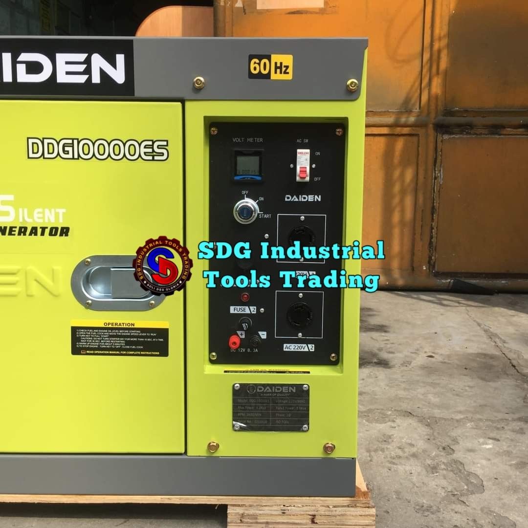 DAIDEN Japan DDG10000ES Air-cooled Silent Type Diesel Generator Set ...